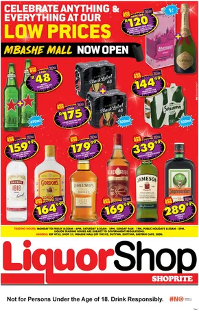 Shoprite Liquor Specials & Catalogues - July | Tiendeo