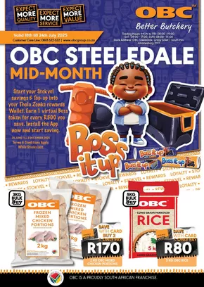 OBC Meat & Chicken | Specials & Catalogues - July | Tiendeo