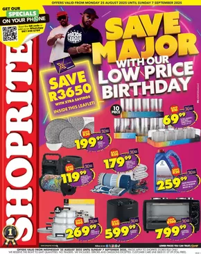 Shoprite in Rustenburg | August Specials & Catalogues | Tiendeo