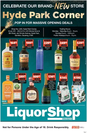 Checkers Hyper Vanderbijlpark - Cnr Jan Van Riebeeck Boulevard & Hans ...