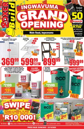 Boxer Build | Specials & Catalogues - October | Tiendeo