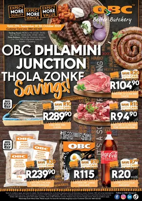 OBC Meat & Chicken Stores | Trading Hours, Phone Numbers & Locations ...