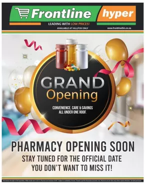 Frontline Hyper Stores in Edenvale | Trading Hours & Contact Numbers ...