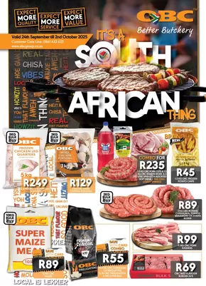 OBC Meat & Chicken | Specials & Catalogues - October | Tiendeo