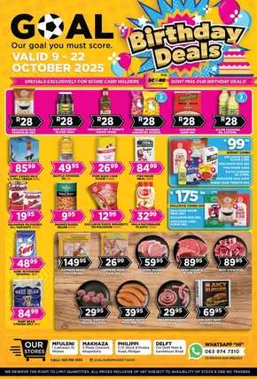 Goal Supermarket Cape Town - 1 Stock Rd, Philippi | Trading Hours ...