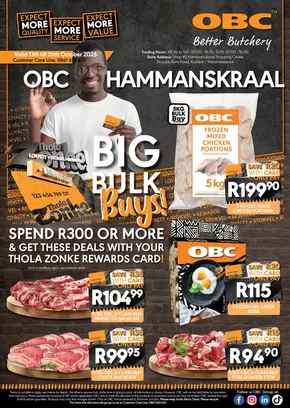 OBC Meat & Chicken Stores | Trading Hours, Phone Numbers & Locations ...