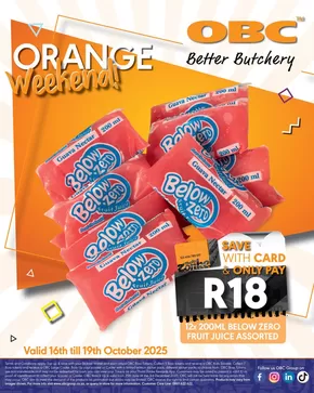 OBC Meat & Chicken | Specials & Catalogues - October | Tiendeo