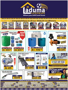 Laduma Hardware | Catalogues & Specials - October | Tiendeo