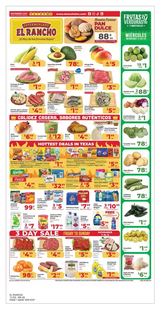 Supermercado El Rancho Houston TX - 6160 Highway 6 N | Store Hours ...