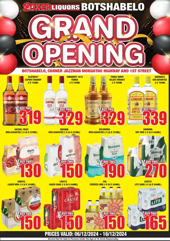 Boxer Liquors | Specials & Catalogues - December | Tiendeo