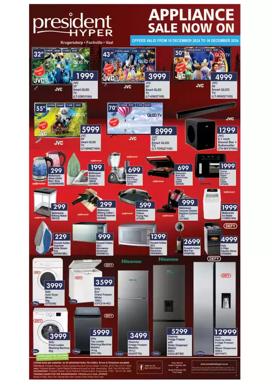 President Hyper | Specials & Catalogues - December | Tiendeo