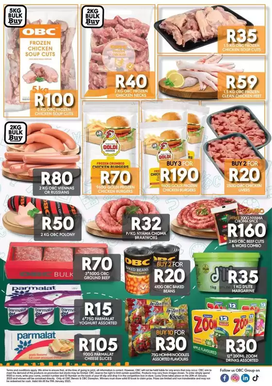 OBC Meat&Chicken in Johannesburg | January Specials & Catalogues | Tiendeo