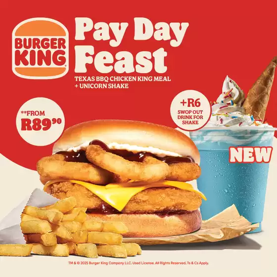Burger King in Johannesburg | Weekly Specials & Promotions | Tiendeo