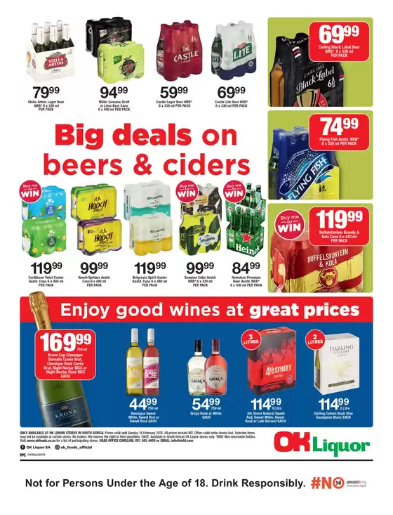 OK Liquor | Specials & Deals - February | Tiendeo