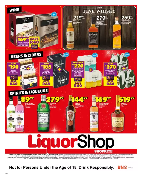 Shoprite Liquor Rustenburg | February Specials & Catalogues | Tiendeo