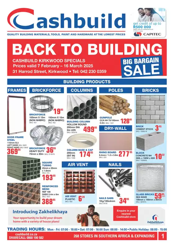 Cashbuild in Durban | February Specials & Catalogues | Tiendeo