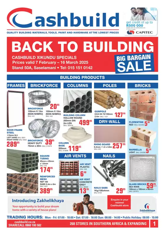 Cashbuild | Specials & Catalogues - February | Tiendeo