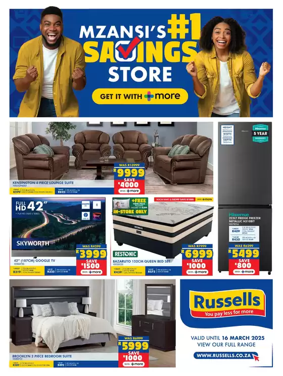 Russells | Catalogues & Specials - March | Tiendeo