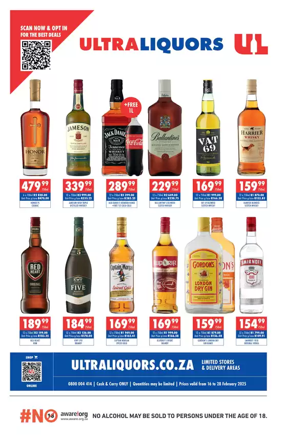 Ultra Liquors | Specials & Catalogues - February | Tiendeo