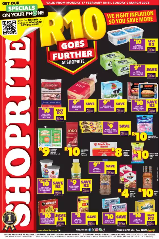 Shoprite Stores in Durban | Trading Hours & Locations | Tiendeo
