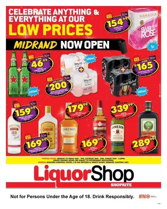 Shoprite Liquor Specials & Catalogues - March | Tiendeo