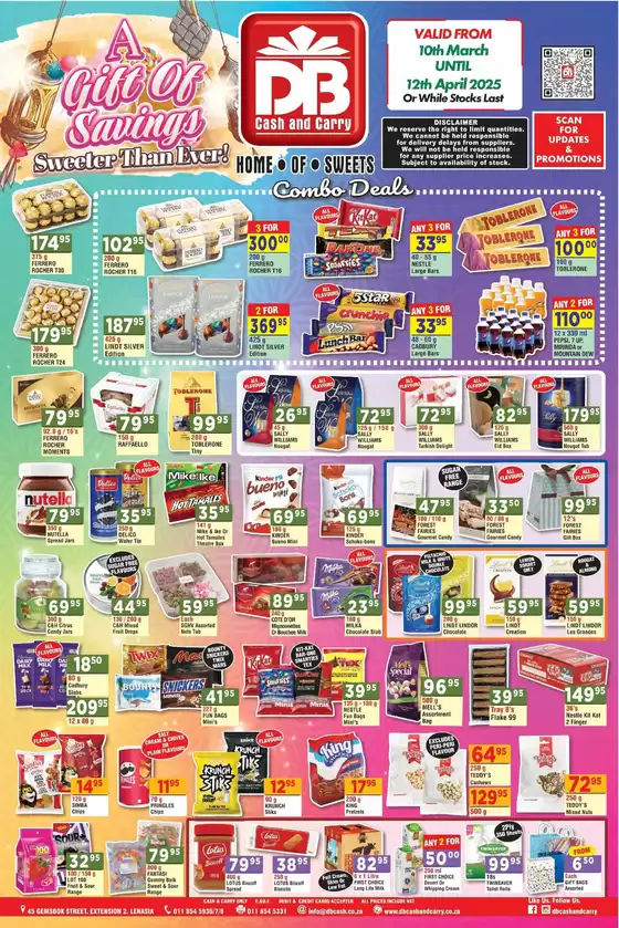 DB Cash and Carry Lenasia - 45 Gemsbok Street,Extension 2 | Trading ...