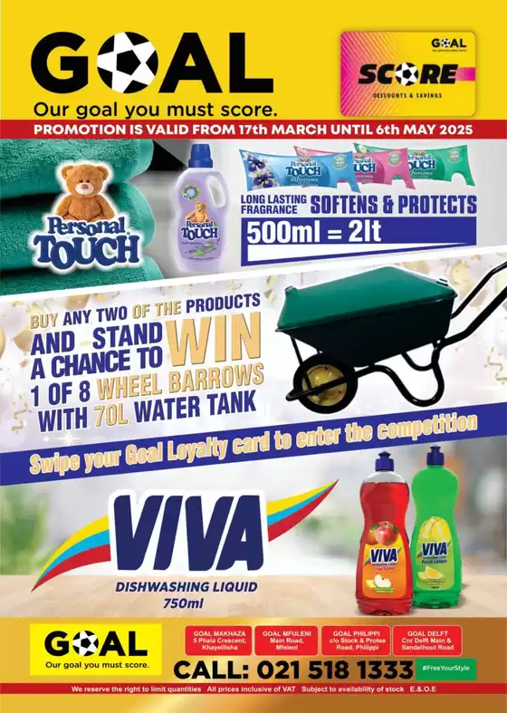 Goal Supermarket | Specials & Catalogues - April | Tiendeo