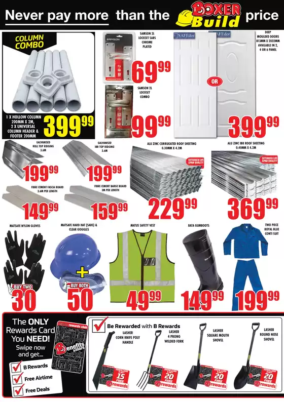 Boxer Build | Specials & Catalogues - May | Tiendeo