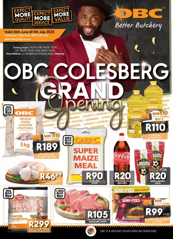 OBC Meat & Chicken | Specials & Catalogues - July | Tiendeo