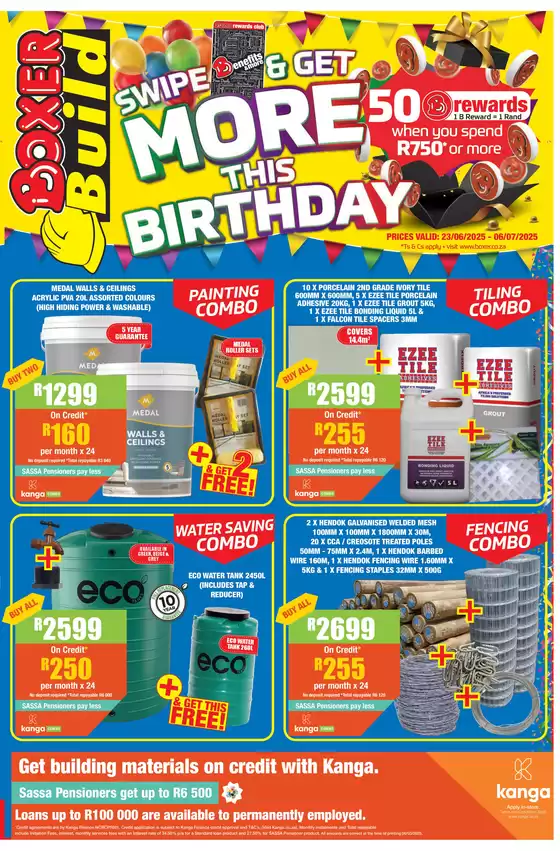 Boxer Build | Specials & Catalogues - July | Tiendeo