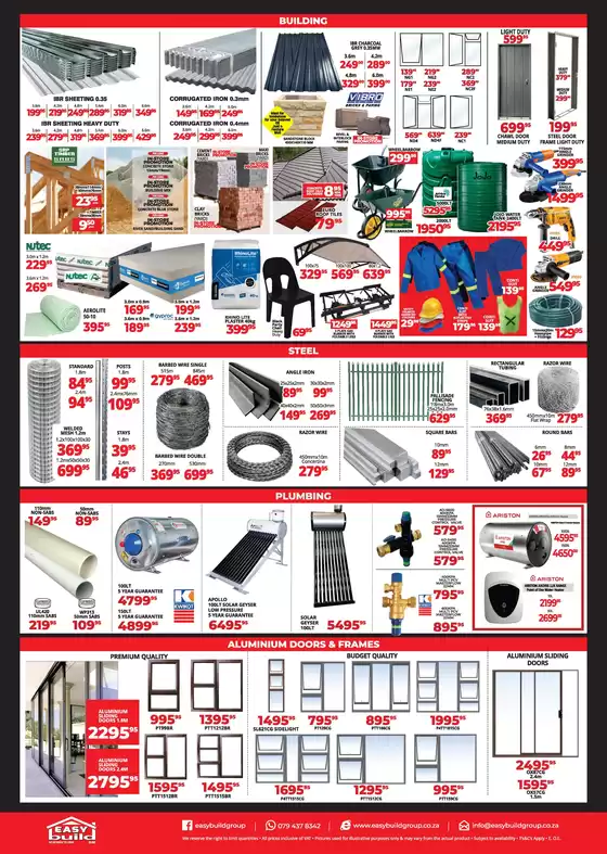 Easy Build | Specials & Catalogues - September | Tiendeo