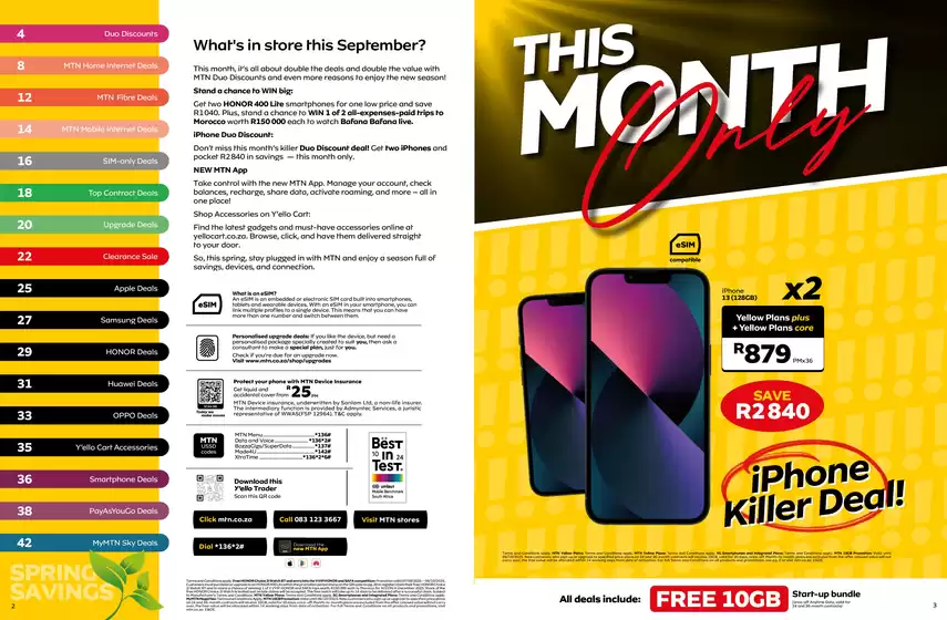 MTN | Deals & Specials - September | Tiendeo