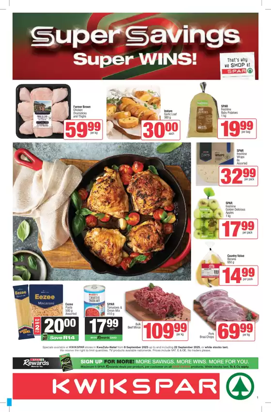 KwikSpar | Specials & Catalogues - September | Tiendeo