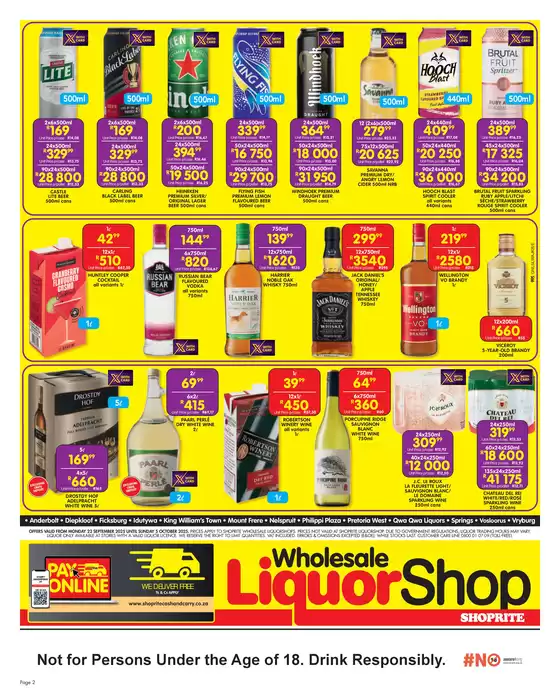 Shoprite Liquor Brakpan September Specials Catalogues Tiendeo