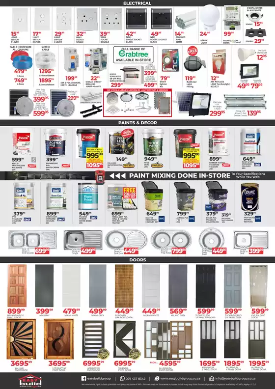 Easy Build | Specials & Catalogues - October | Tiendeo