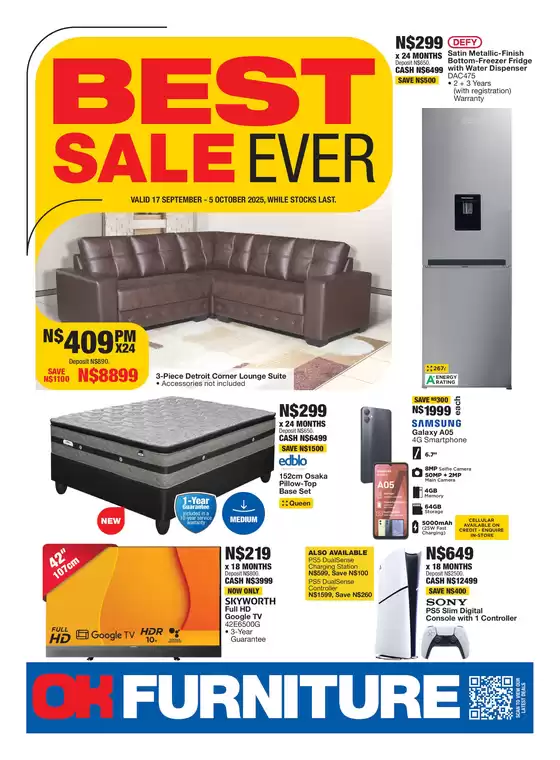 OK Furniture Stores | Trading Hours, Contact Numbers & Adresses | Tiendeo