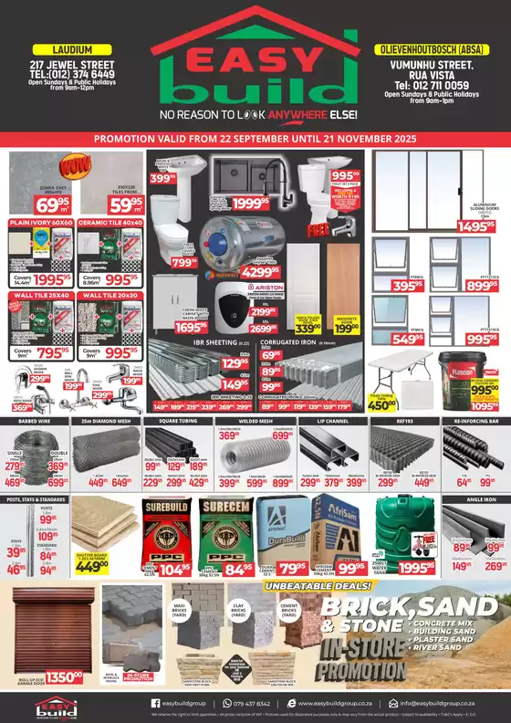 Easy Build Soweto - Dhlamini Junction, Cr Chris Hani Road & Klipspruit ...