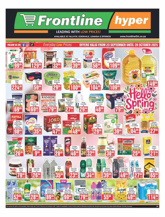 Frontline Hyper in Lenasia | October Specials & Deals | Tiendeo