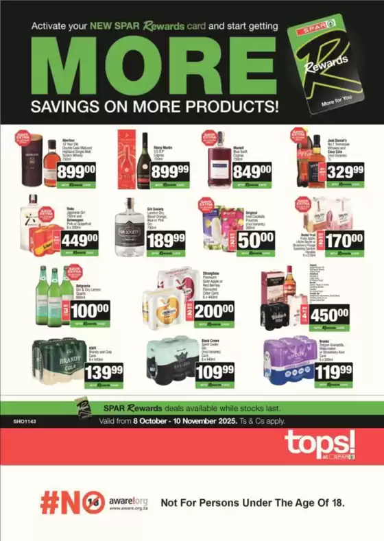 Tops Spar Umhlanga Rocks - R 13 Park Square,Corner of Park Avenue ...