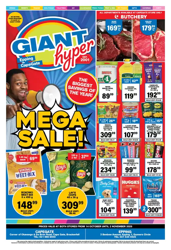 Giant Hyper in Cape Town | October Specials & Deals | Tiendeo