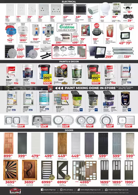 Easy Build | Specials & Catalogues - October | Tiendeo