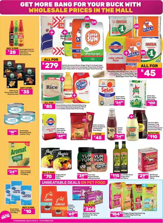 Game in Durban | October Specials & Catalogues | Tiendeo