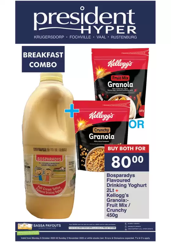 President Hyper | Specials & Catalogues - October | Tiendeo