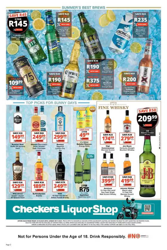 Checkers Liquor Shop Johannesburg - Corner of Bath And Baker Streets ...