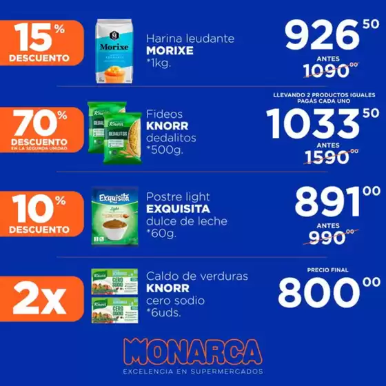 Supermercados Monarca en Tandil | Ofertas y Catálogos febrero | Tiendeo