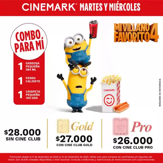 Cinemark | Promociones y Ofertas diciembre 2024 | Tiendeo