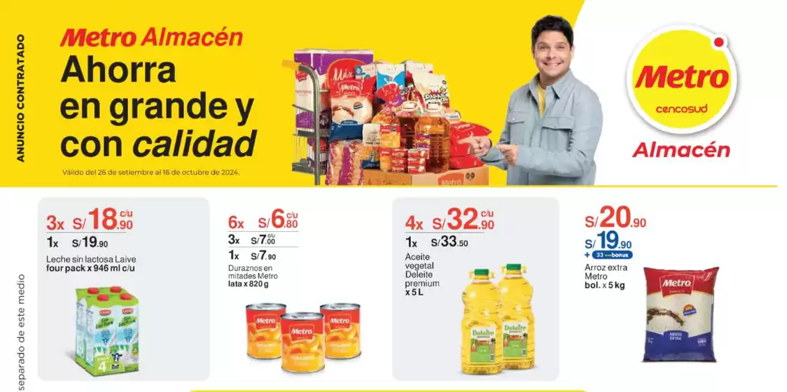 Catálogo Metro Perú online >> Ofertas Metro para hoy