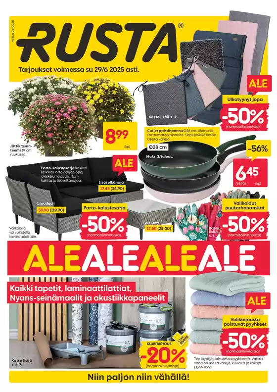 Rusta Oulu - Pesätie 3 | Tarjoukset & Aukioloajat | Tiendeo