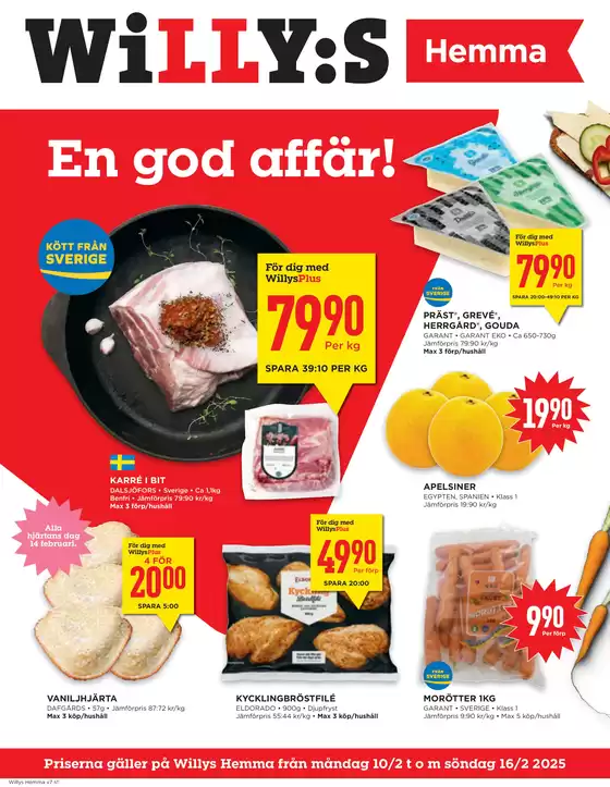 Willys i Kristianstad | Erbjudanden & Reklamblad februari | Tiendeo