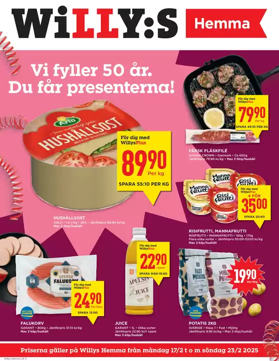 Willys i Örebro | Erbjudanden & Reklamblad februari | Tiendeo